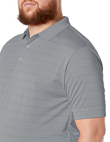 Callaway Men's Basic Short Sleeve Opti-Vent Open Mesh Polo Golf Shirt, Quiet Shade , Large