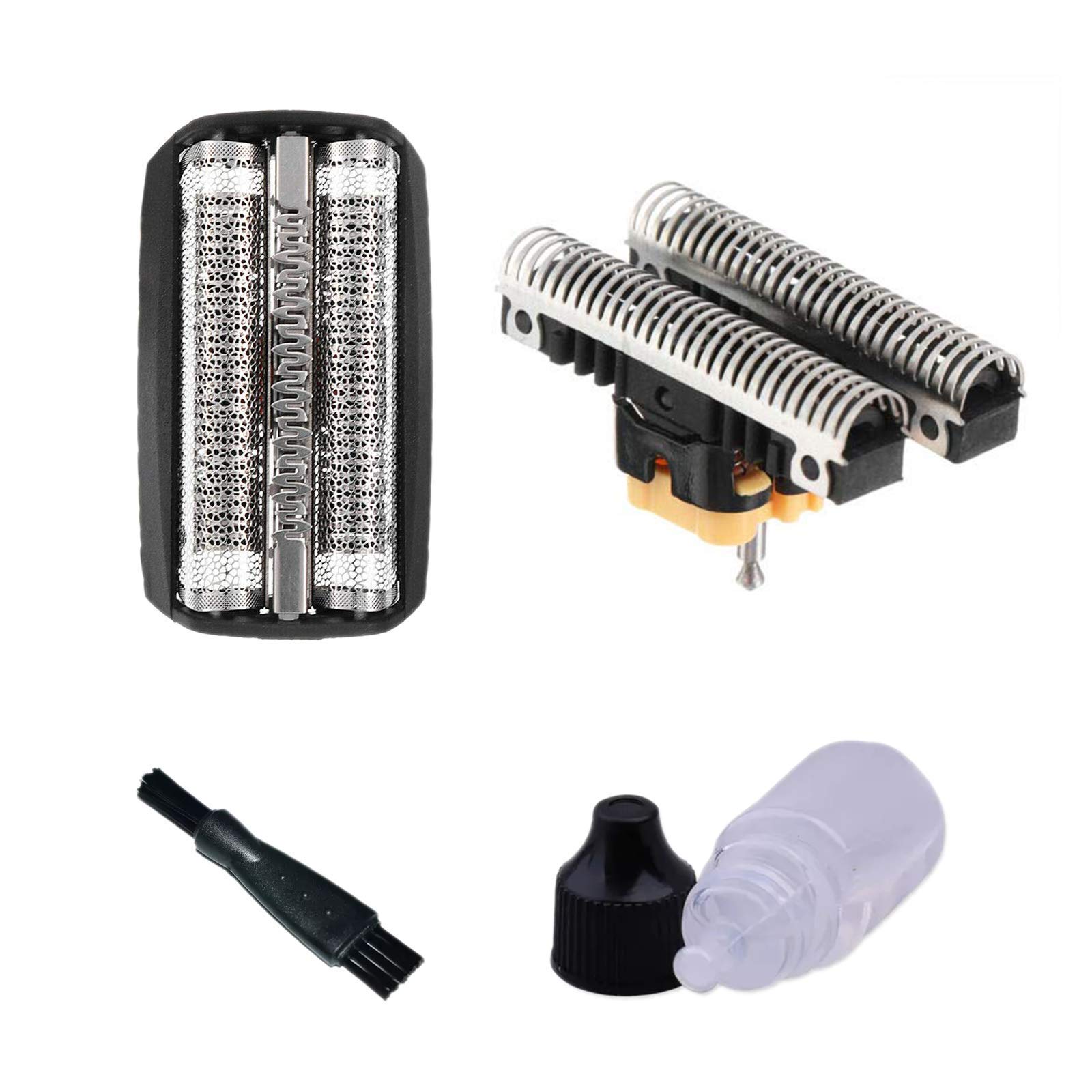Suprafive Replacement Foil and Cutter w/Rozor Shaver Oil& Cleaning Brush Compatible with Braun 31B 5000 5610 5611 5612 5614 5414 5417 5427 5443 5444