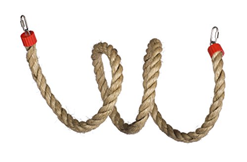 Prevue Pet Products 62816 Naturals Jute Spring Bird Toy, Natural
