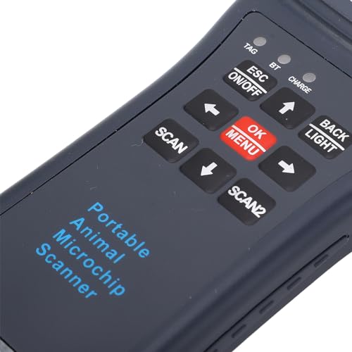 Animal Microchip Tag Scanner Advanced ID Reader Long Range Handheld Pet Chip ID Scanner for Animal Shelter (#1)