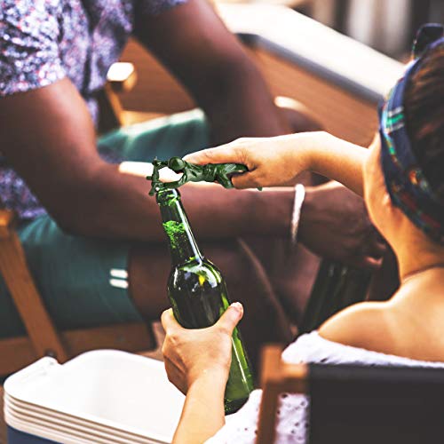 Creative 3D Army Man Bottle Opener,Unique Easy Opening Bottle Opener for Beer and beverage (Green )