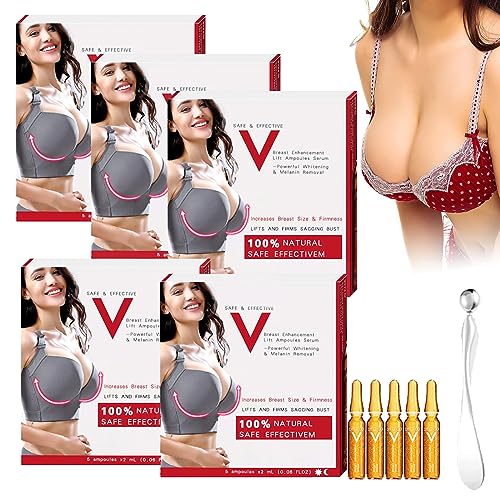 Dyceco Breast Enhancement Lift Ampoules Serum, Breast Enhancement Lift Ampoules Oil, Breast Filling Essential Oil, Dyceco Breast Enhancement Serum for Breast Growth (5Boxes)
