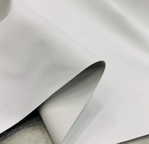 Roc-lon 54 Inch Budget Blackout Drapery Lining, White Cut by The Yard