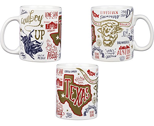 Primitives by Kathy 33554 Lol Made You Smile Coffee Mug, 20-Ounce, Texas