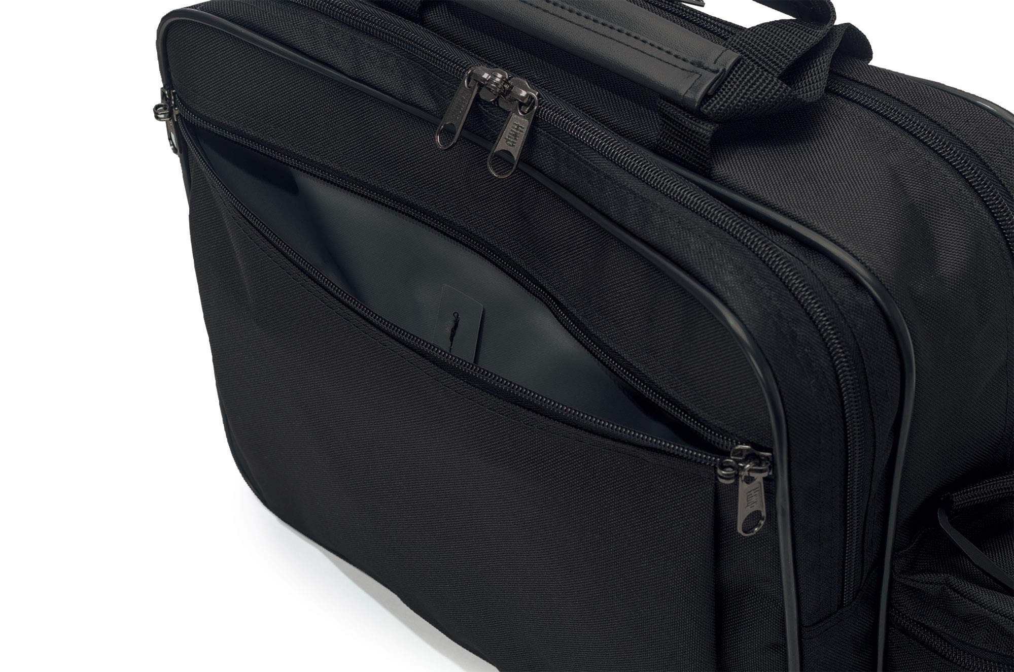 Hopkins Medical Products Home Health Shoulder Bag, 600D Waterproof Exterior, Large Storage Compartments, Removable Adjustable Shoulder Strap, 14x11.5x8