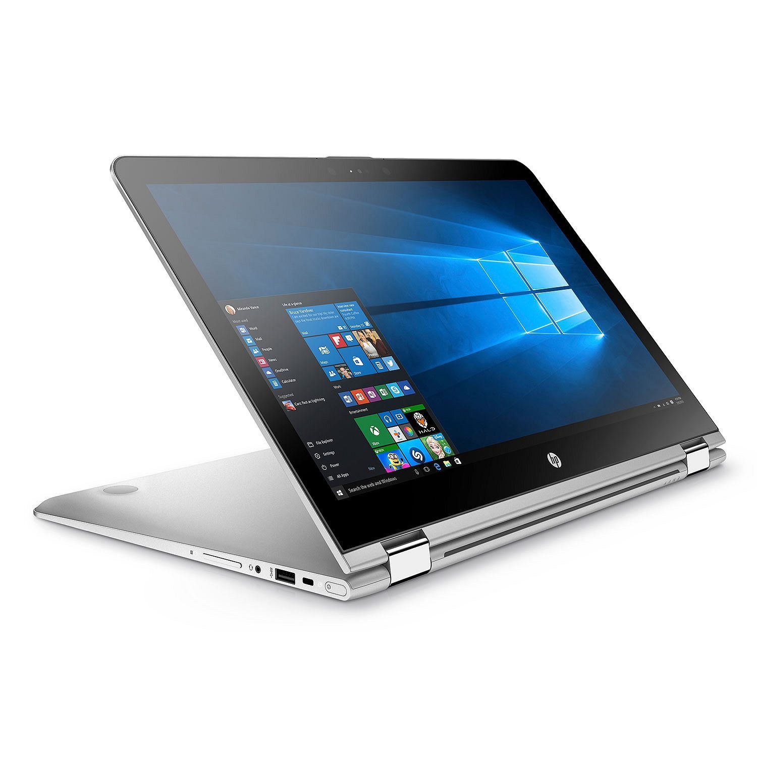 HP ENVY x360 Convertible 2-in-1 Full HD IPS 15.6" Touchscreen Notebook, Intel Quad Core i7-8550U Processor, 12GB Memory, 1TB HDD, HD Webcam, Backlit Keyboard, Bang & Olufsen Audio
