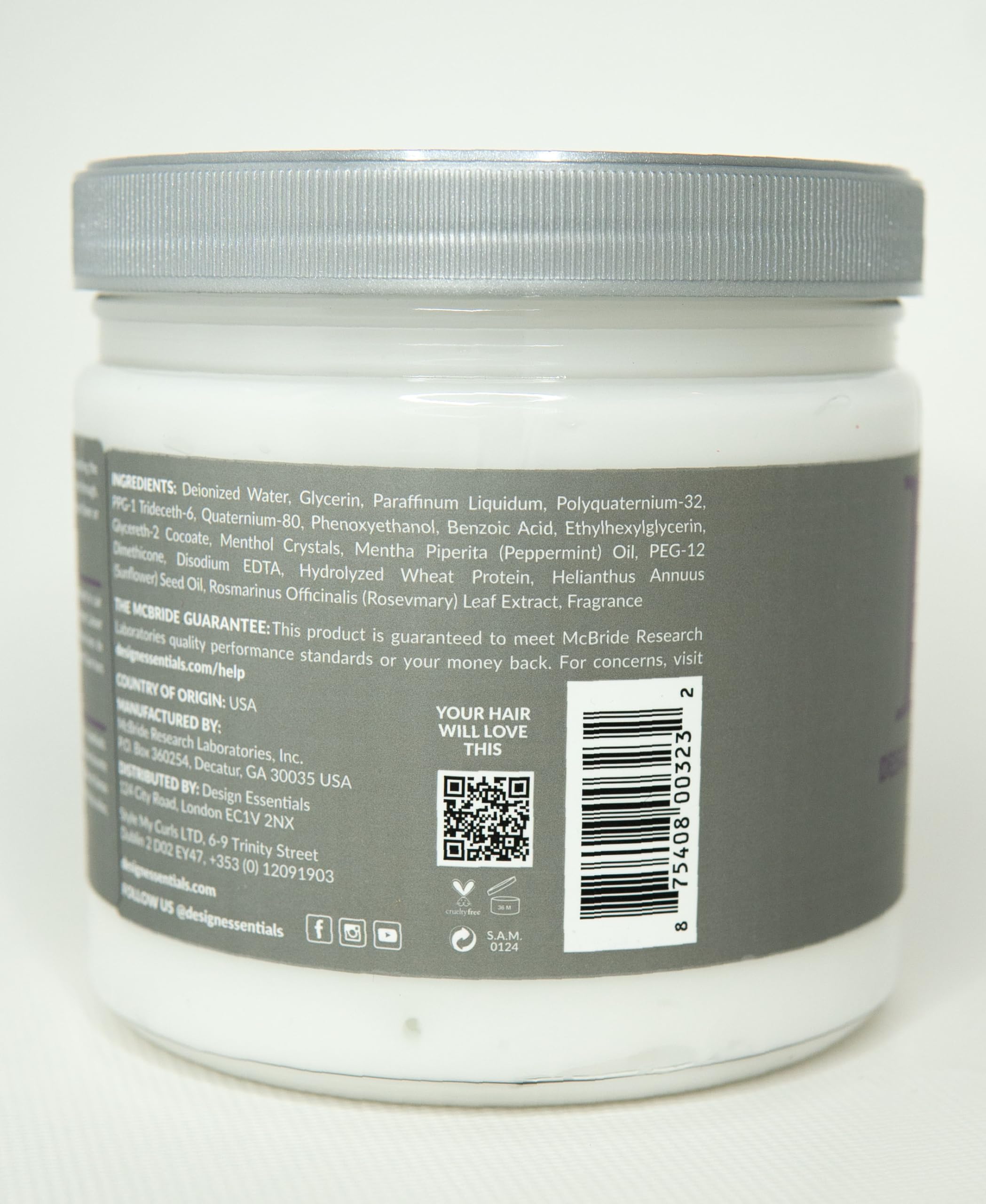 Design Essentials Rosemary & Mint Stimulating Super Moisturizing Conditioner, 32 Ounce Container