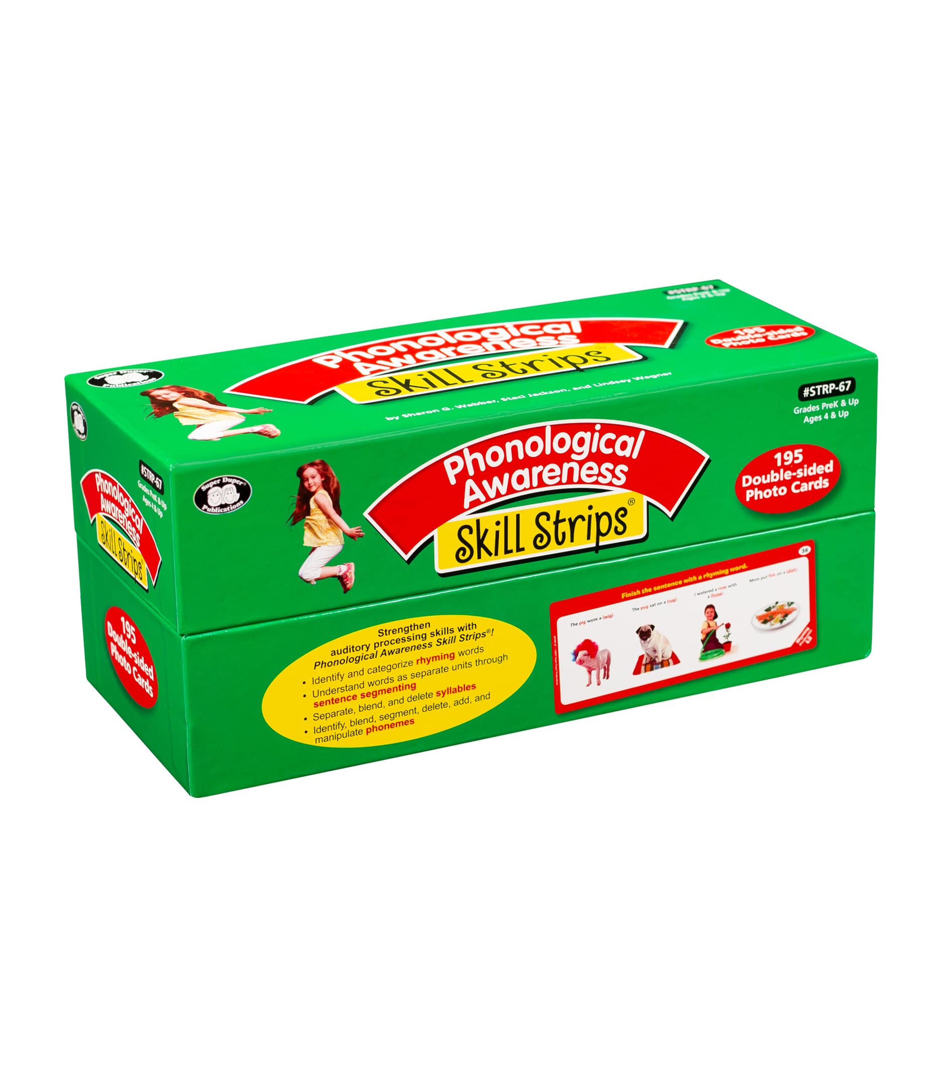 Super Duper Publications | Phonological Awareness Skill Strips® Photo Flash Cards | Educational Learning Resource for Children | Skills to Learn to Read | Activities for Auditory Processing Disorders