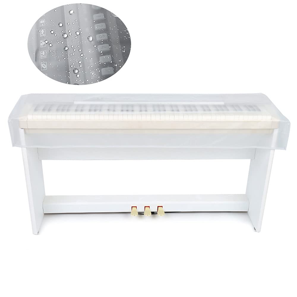 88 Key Digital Piano Keyboards Cover Electronic Piano Transparent Waterproof Protect Bag for Pianos (88-Key)