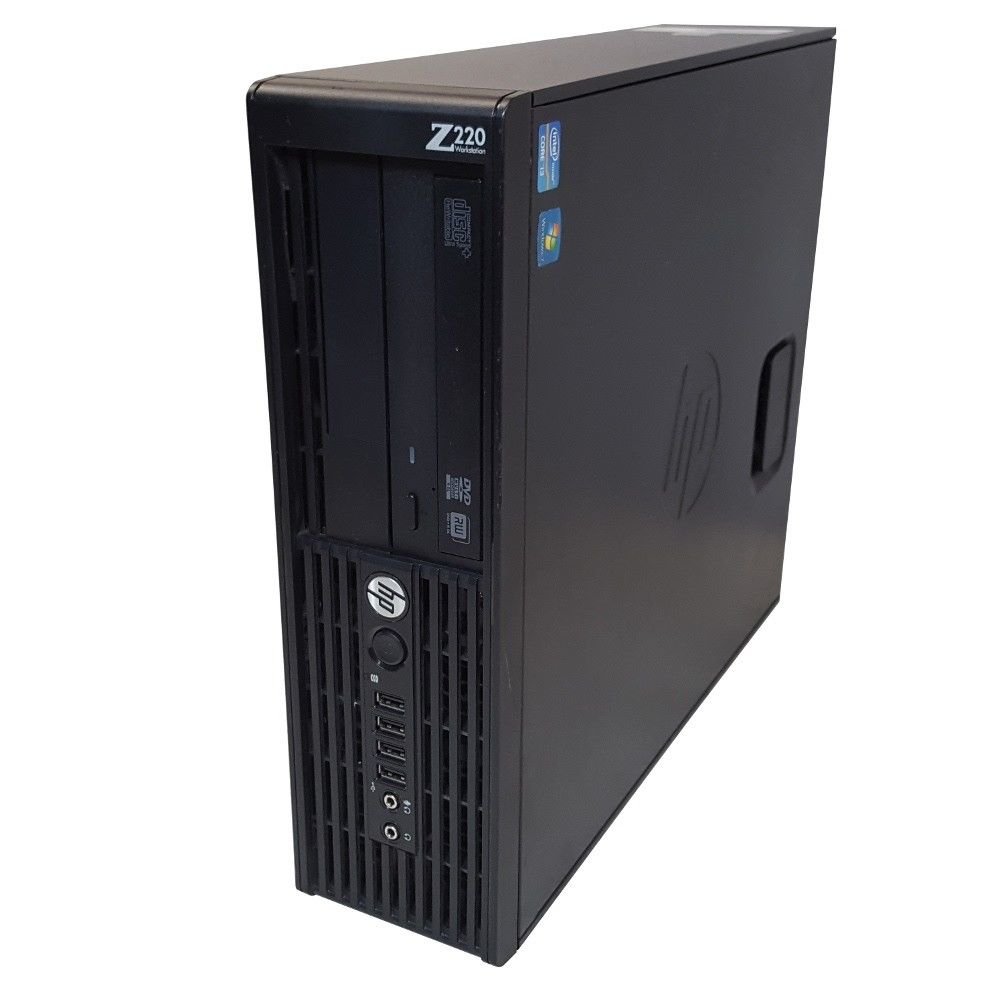 HP Z220 SFF Workstation Desktop PC - Intel Core i7-3770 3.4GHz, 8GB, 500GB HDD, Windows 10 Professional (Renewed)