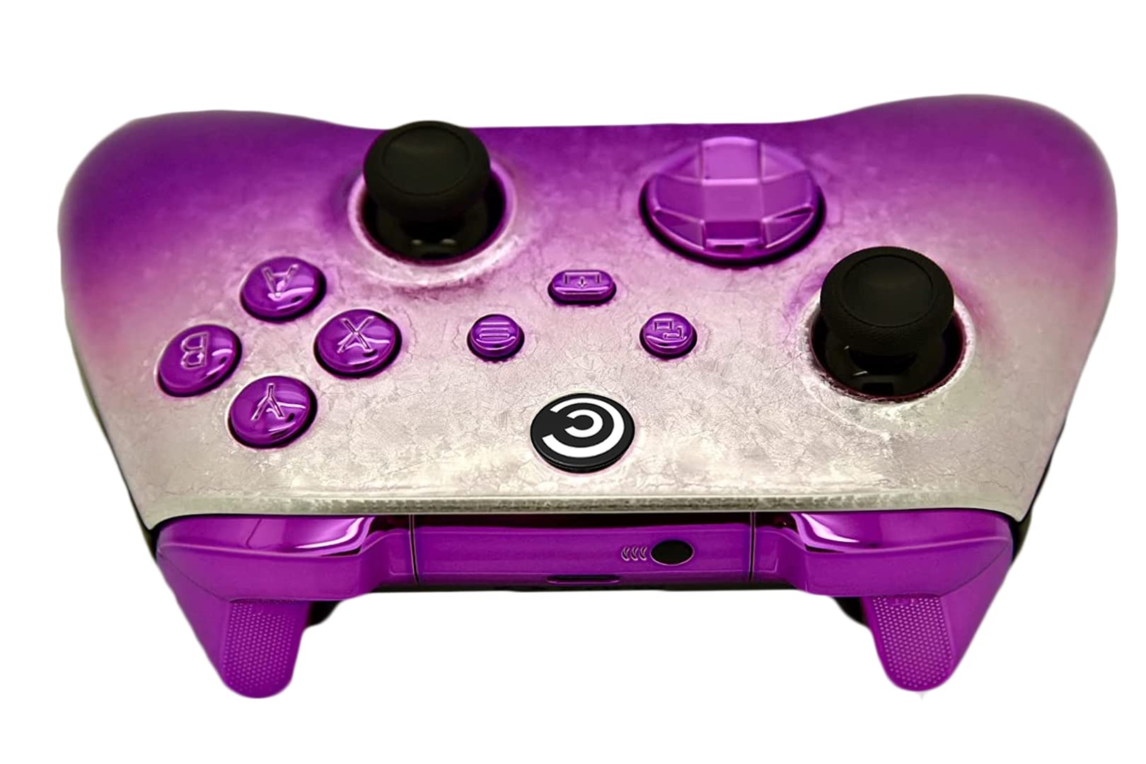 Designer Series Custom Wireless Controller for PC, Windows, Series X/S & One - Multiple Designs Available (Icy Pink W/Purple Chrome Inserts)