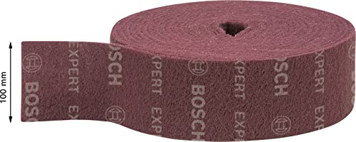 Bosch Professional 1x Expert N880 Fleece Roll (for Steel Sheets, Width 100 mm, Length 10 m, Accessories Hand Sanding)