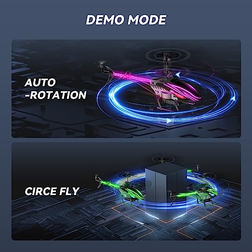 BUSSGO RC Helicopter, Remote Control Helicopter for Kids with 30Mins Flight(2 Batteries), 7+1 LED Light Modes, Altitude Hold, 3.5 Channel, Gyro Stabilizer,Remote Helicopter Toys for Boys and Girls