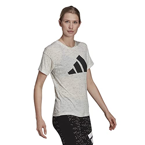 adidas womens Win 2.0 Tee White Melange 1X