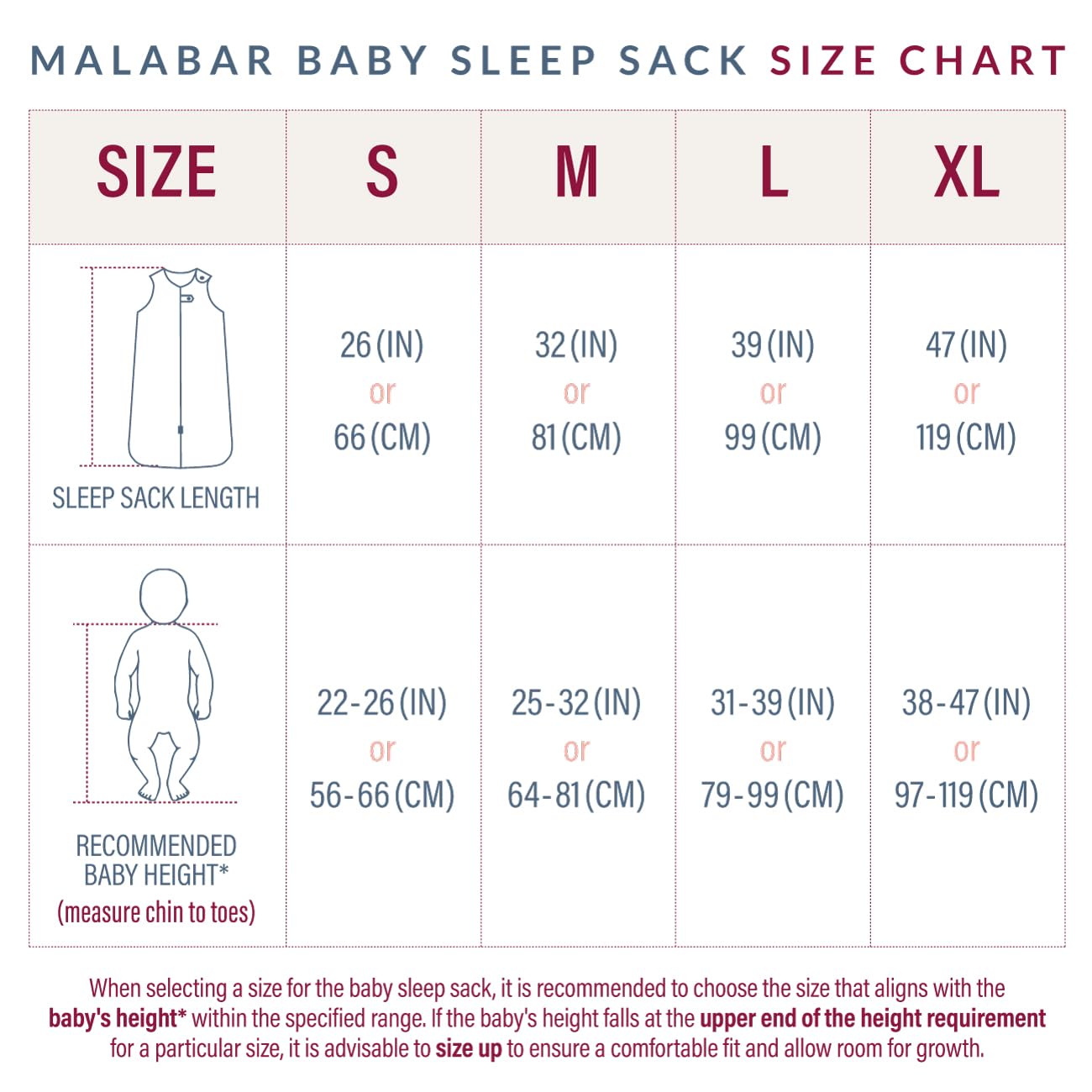 Malabar Baby Organic Cotton Lightweight Wearable Blanket, TOG 0.6 Baby Sleeping Sack for Newborns, Unisex, Erawan, Extra Large (36-48M)