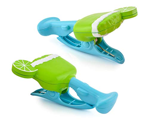 O2COOL Bocaclips - Beach Towel Clips for Beach Chairs, Patio and Pool Accessories Clothes Pins or Bag Clips - (Margarita) 4 Clips