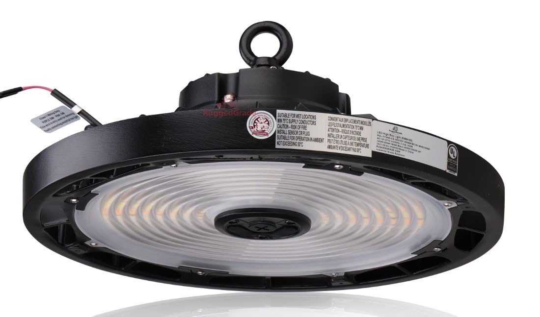 RuggedGrade 240 Watt - Titan 5 - CS Series LED High Bay UFO Light - Color Selectable on Fixture 4000K/5000K