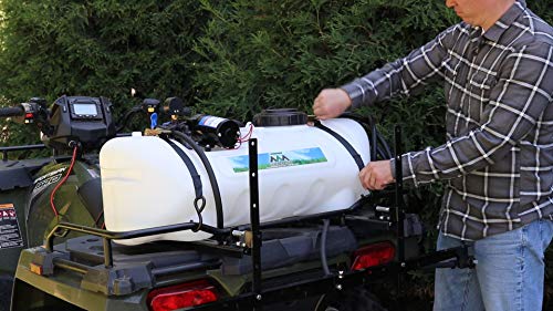 Master Manufacturing SAO-11-015A-MM 15 Gallon ATV Broadcast & Spot Sprayer-Everflo 2.2 GPM, White & Black
