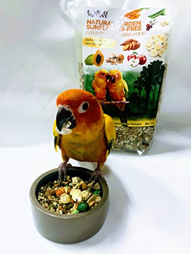 Birds LOVE All Natural Garden Blend Bird Food for Conures - Sunflower Free 2lb