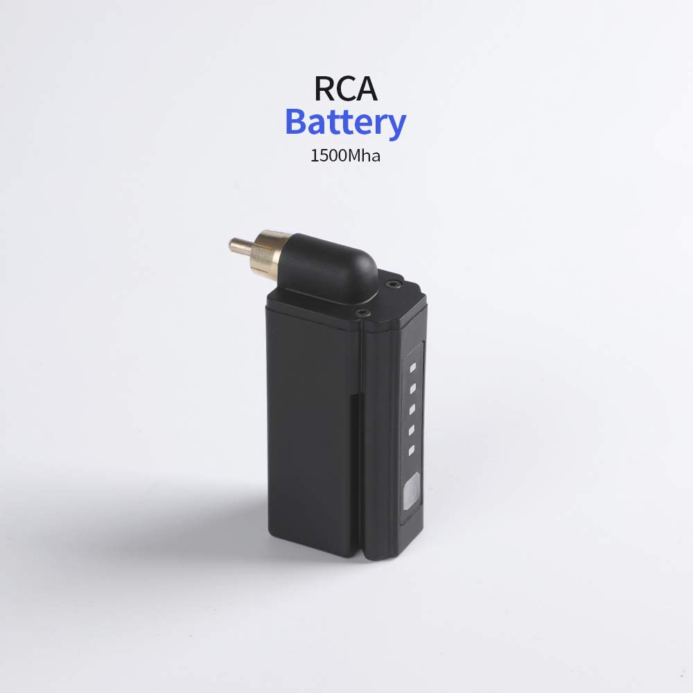 Wireless Mini Tattoo Battery Dedicated 3.7V Lithium Battery 1500mAh, 3 Hours Continuous Power Supply P199-RCA