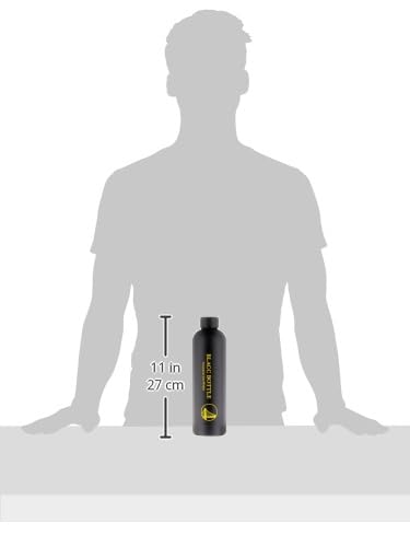 BLACC Bottle Officially Licensed NBA Golden State Warriors Stainless Steel Insulated Water Bottle | 25oz Basketball Thermos