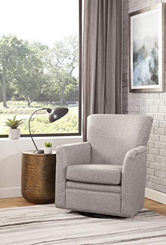 GRAFTON HOME Cari 360 Swivel Rocker, London Fog