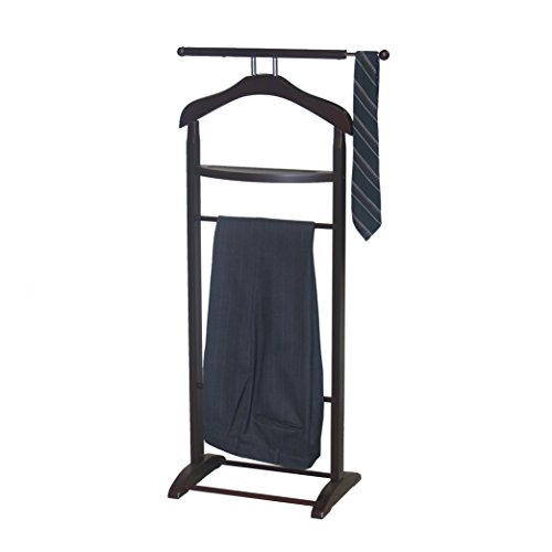 Proman Products - VL17014 Knight Valet Sand, 18" x 12" x 43.5", Walnut