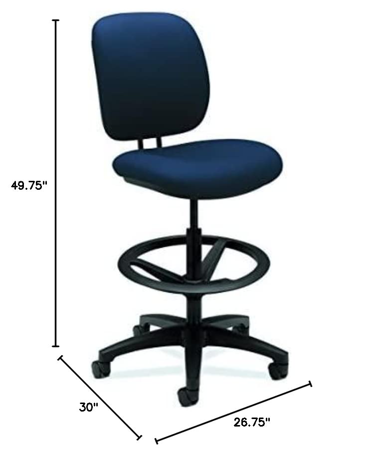 HON ComforTask Stool, Navy CU98
