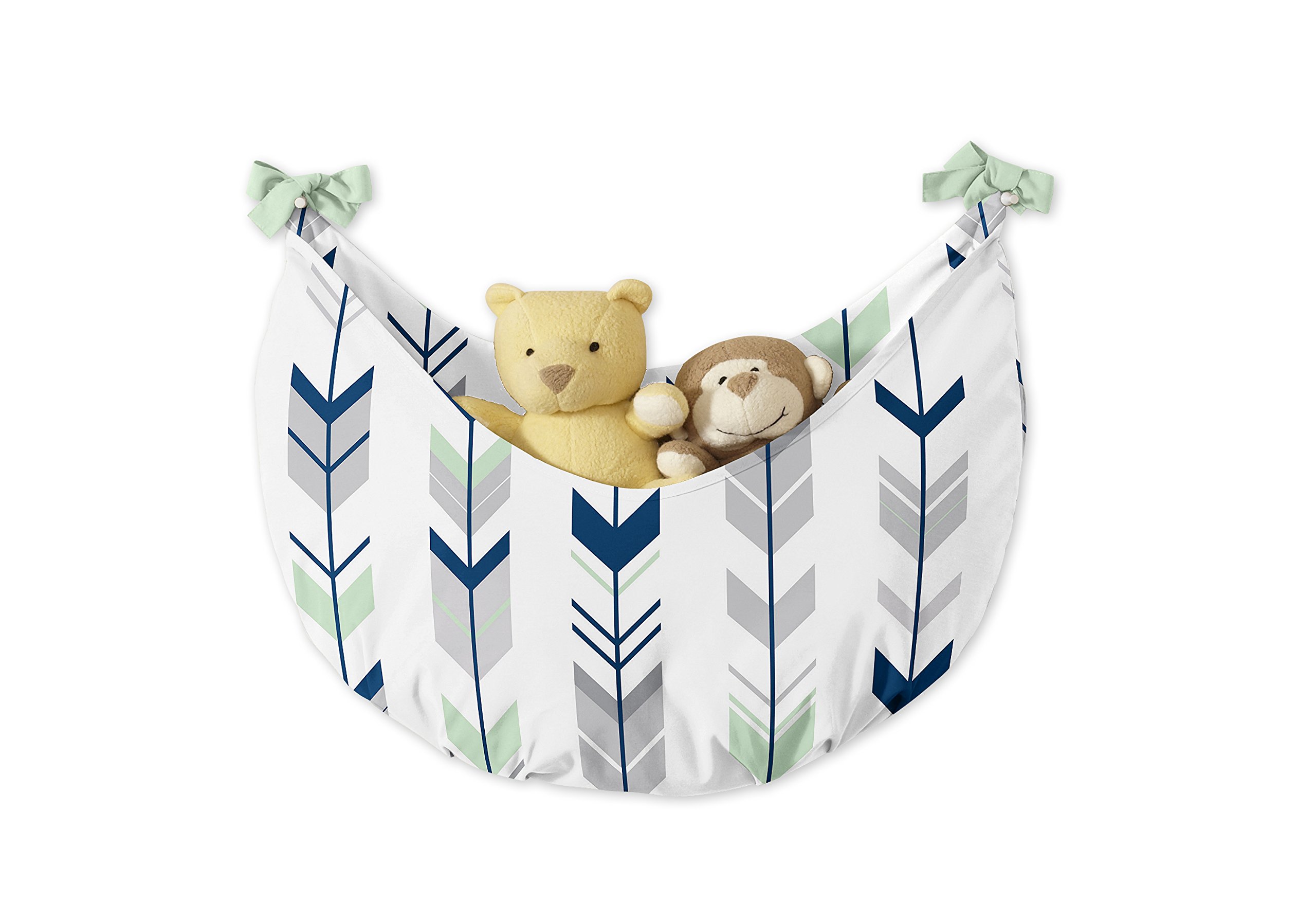 Sweet Jojo Designs Grey, Navy Blue and Mint Woodland Arrow 11 Piece Baby Boy or Girl Crib Bed Bedding Set