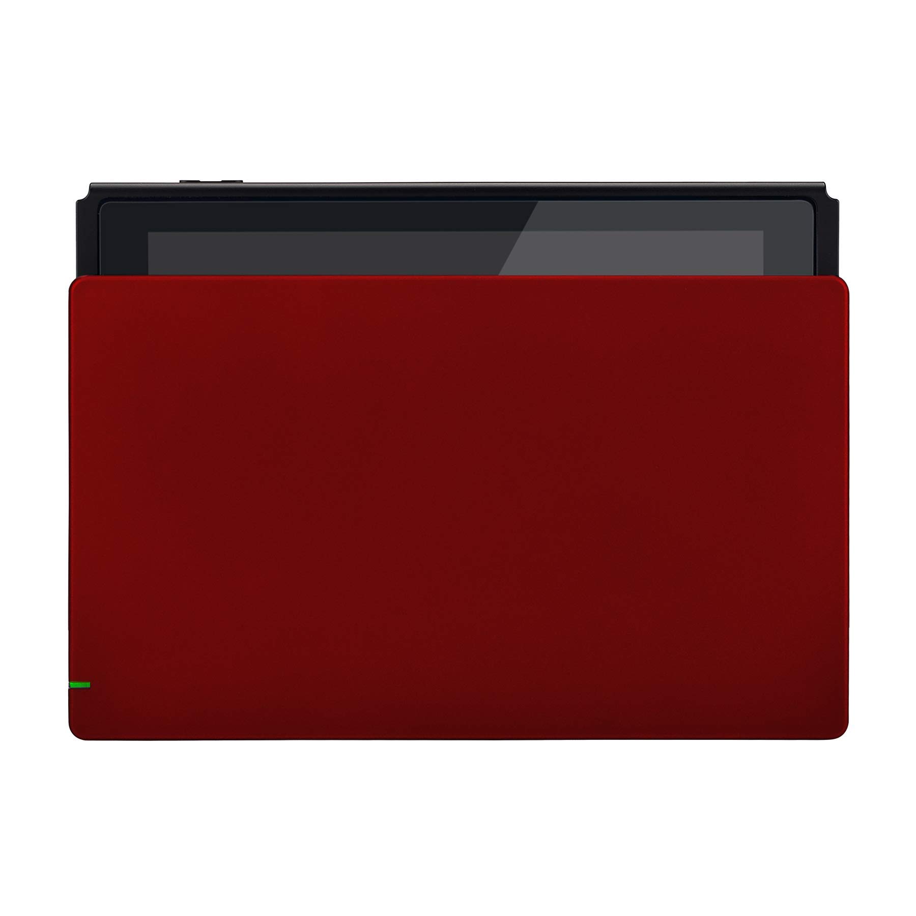 eXtremeRate Scarlet Red Joycon Housing Shell (D-Pad Version) with Full Set Buttons for Nintendo Switch, Replacement Faceplate for Nintendo Switch Dock – Joy-Con Dock NOT Included