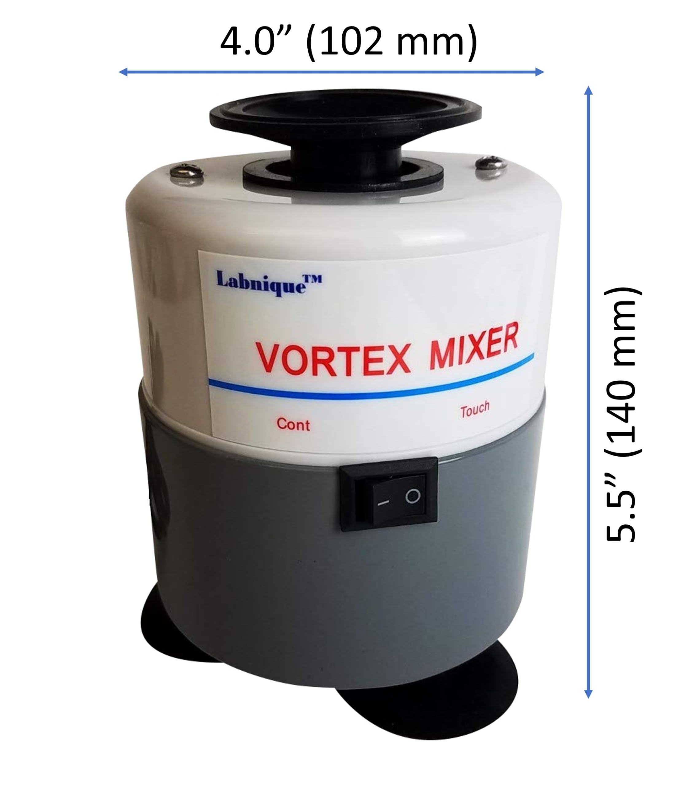 Vortex Mixer with both Touch and Continuous Mode, Heavy Duty Vortex Shaker, 110V