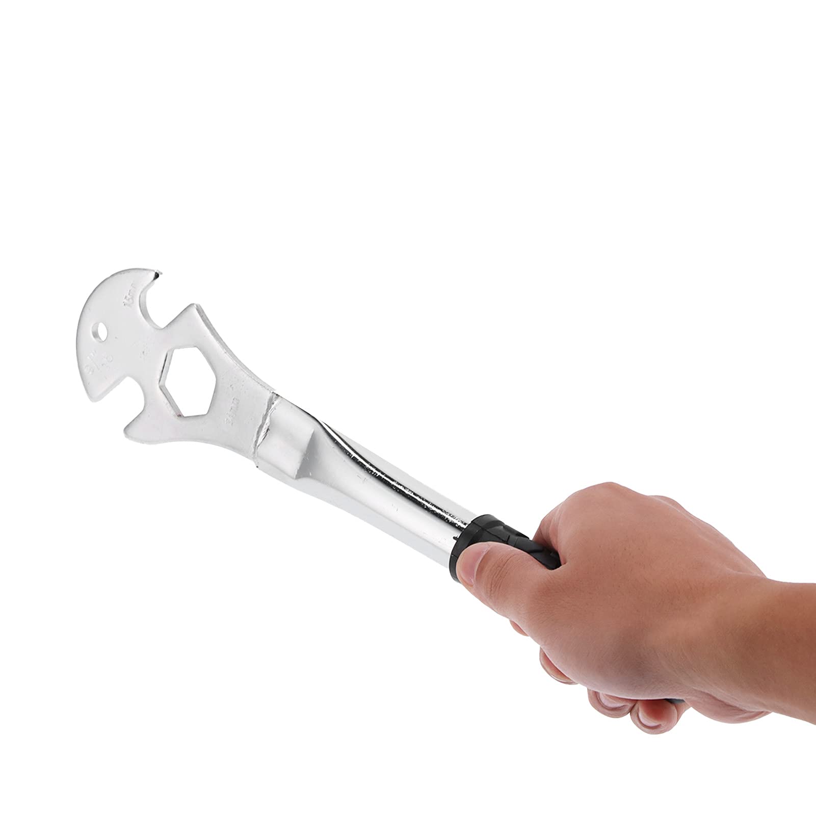 Bicycle Spanner, 14.5/15/24mm Easy To Carry Crank Removal Bike Pedal Wrench Durable with Labor Saving Handle for Road Bike for Bike Repairing