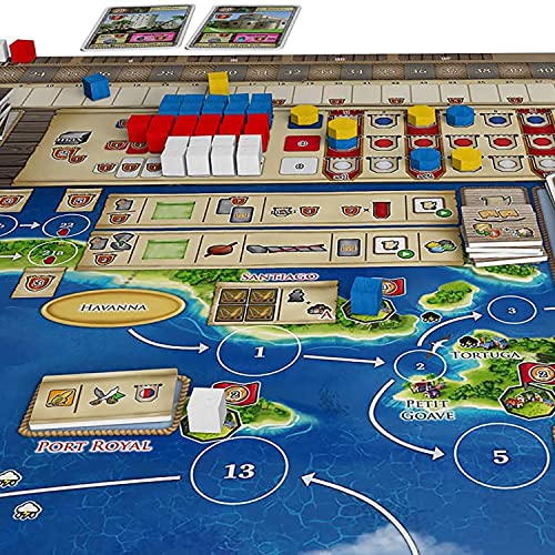 Capstone Games: Maracaibo, Big Box Strategy Board Game, Unique Story Mode Feature, A Nondestructive Legacy-Like Experience, 1 to 4 Players, Ages 12 and Up