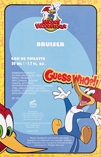 First American Brands Kids Woody Woodpecker Bruiser Perfume, 1.7 Ounce