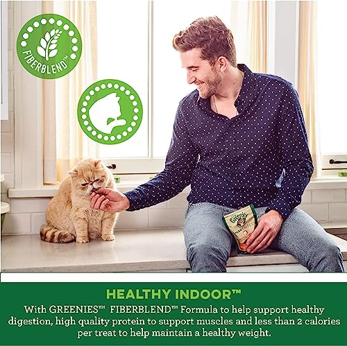 Feline Greenies Smartbites Healthy Indoor Cat Treats, Chicken Flavor, 2.1 Oz, (3 Pack)