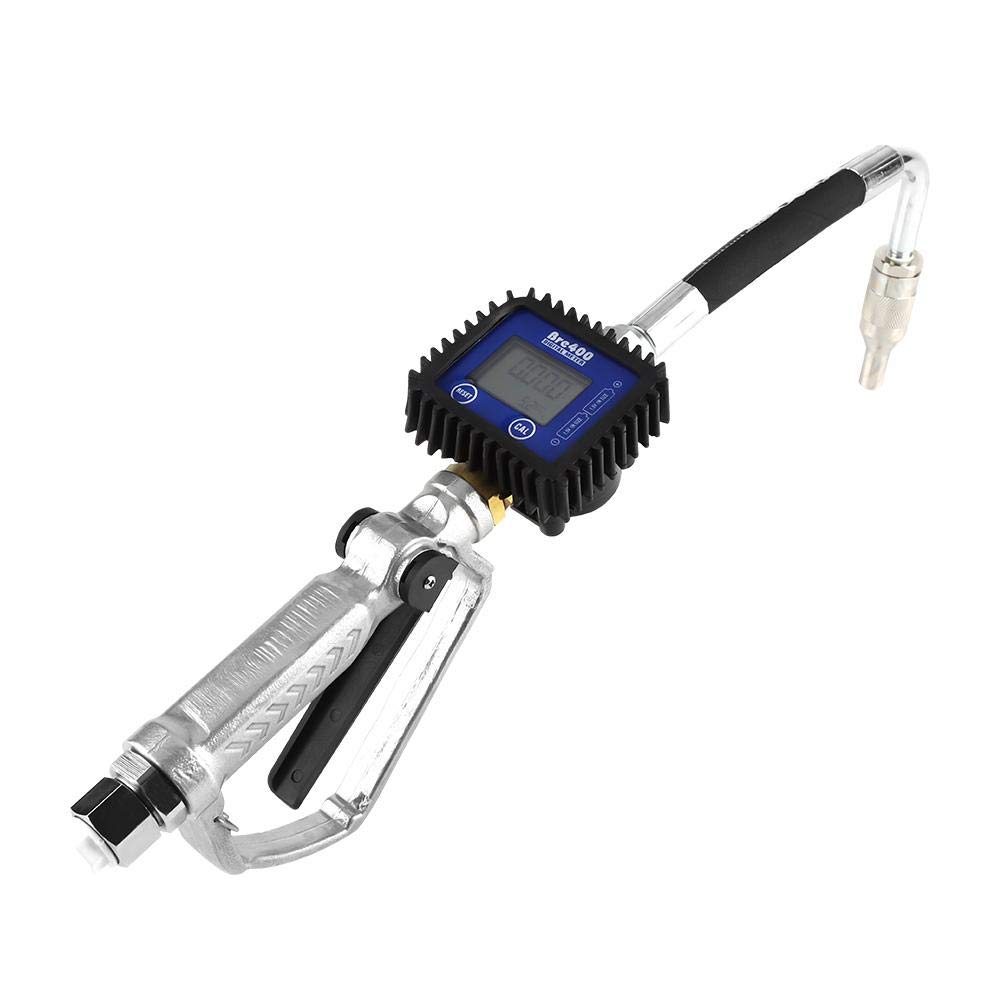 Oil Nozzle with Nozzle Digital Flowmeter, Digital Fueling Meter Nozzle Oil Lubricant Nozzle 1-35 L/min