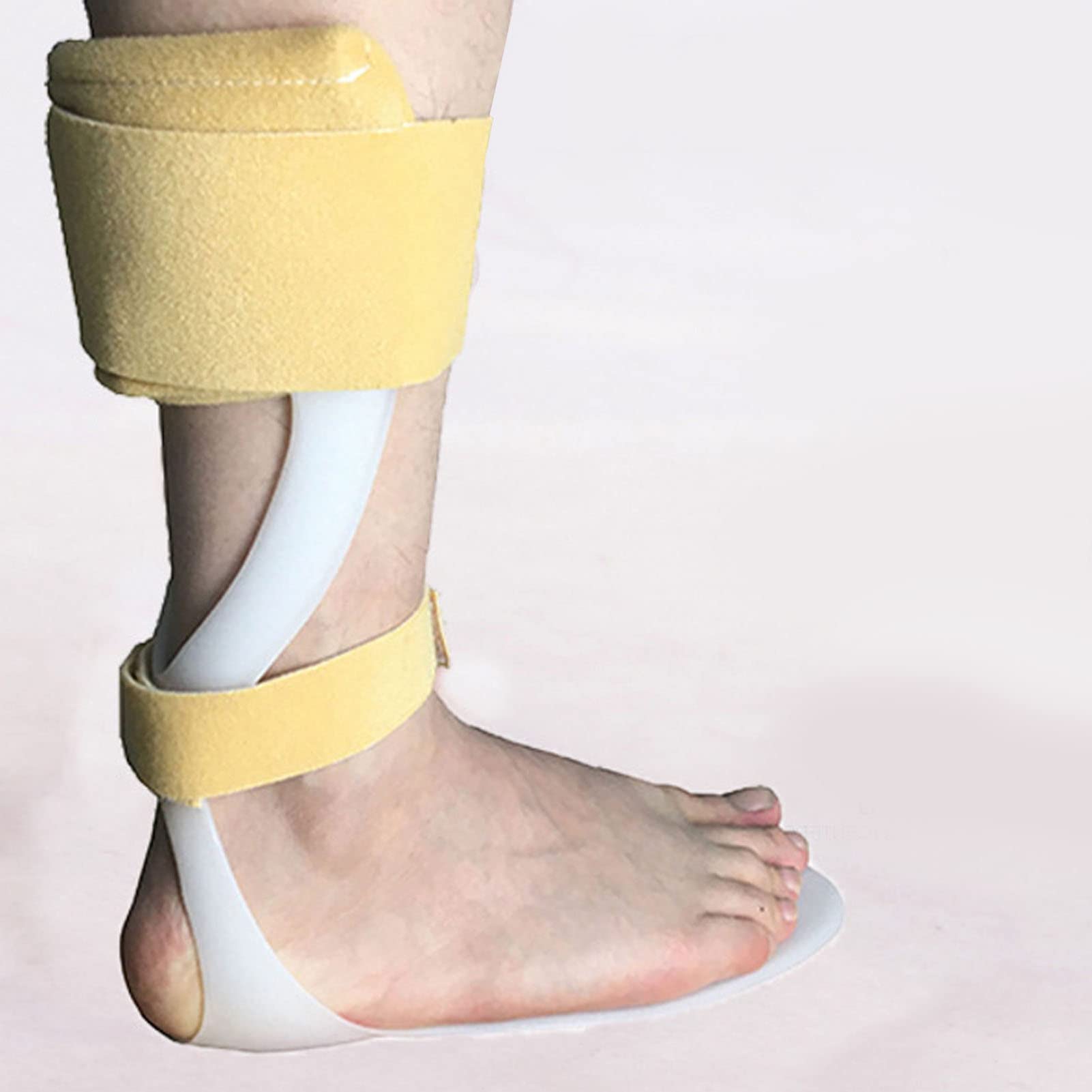 Ankle Support Brace, Ankle Foot Orthosis Support Half Palm Ankle Braces Foot Orthosis Ultra Thin Tailorable Lightweight Drop Foot Stabilizer Sprains Ankle Wrap Support for Ankle Injury (S Right Foot)