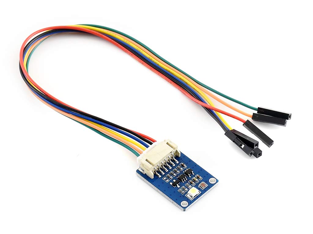 waveshare TCS34725 Color Sensor RGB Color Sensor with IR Filter Colour Recognition Module Development Board for Arduino Raspberry Pi STM32, I2C Communication
