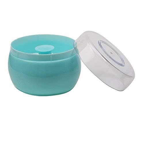 HSOMiD Body Powder Case/Powder Puff Kit/Body Powder Applicator, Dusting Powder Puffs with Loose Powder Container,Handy Size