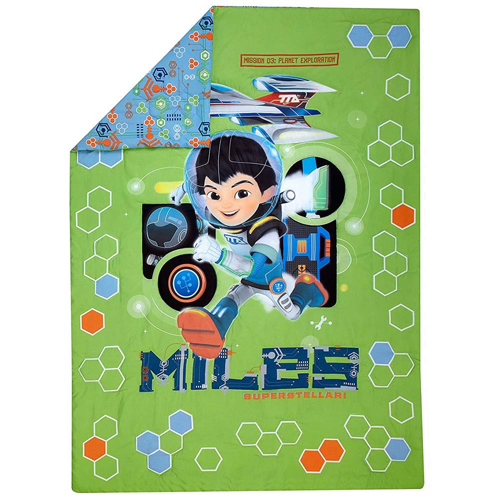Disney 4 Piece Toddler Bedding Set, Miles from Tomorrow Land