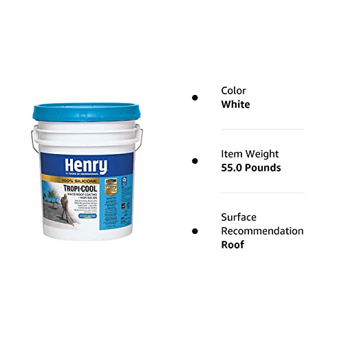 Henry HE887HS073 TropiCool5GAL Tropicool Roof Coat, 5 Gallon