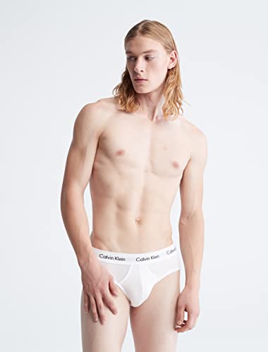 Calvin Klein Men's Cotton Stretch 5-Pack Brief, 2 Black, 2 Grey Heather, 1 White, XX-Large