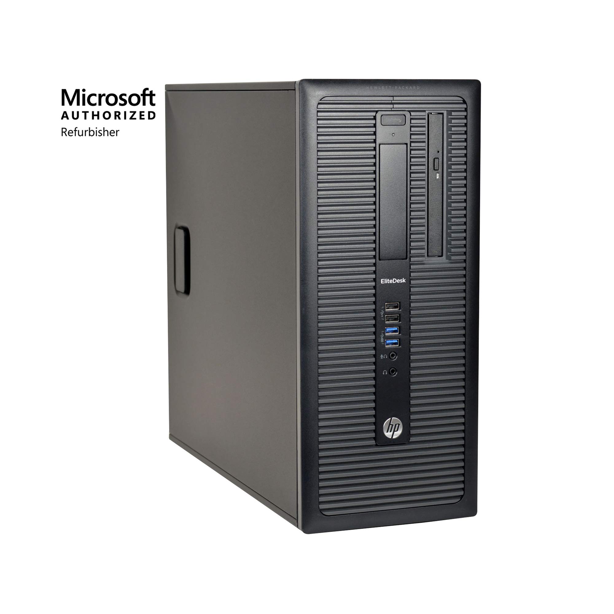 HP EliteDesk 800 G1-T, Intel Core i7-4790 3.6GHz, 16GB RAM, 250GB Solid State Drive, DVD, Windows 10 Pro 64Bit (Renewed)