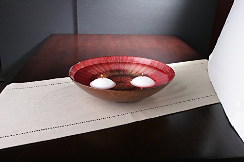 Hosley Set of 12 White Unscented Water Floating Mini Candle Discs- 1.6 Inch Diameter. Ideal Gift for Weddings, Home Decor Relaxation, Spa. Smokeless Cotton Wick. Bulk Buy, Wax Blend O3