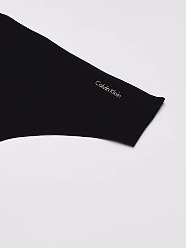 Calvin Klein Women's Invisibles Seamless Thong Panties, 5 Pack, Black 5 Pack, Medium
