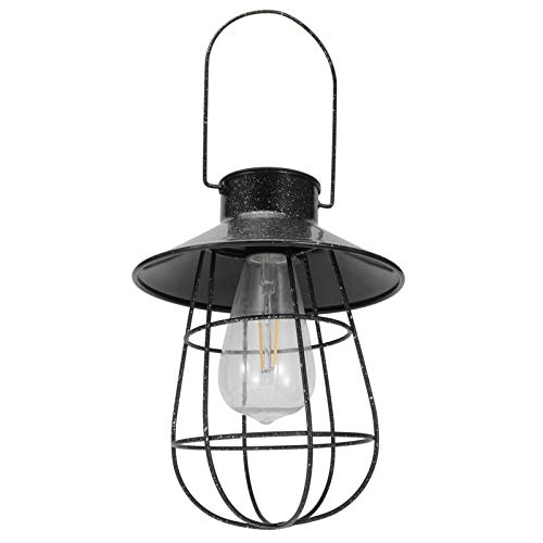 Solar Hanging Light, Weatherproof Outdoor Hanging Lamp, Iron Art Hollow Automatical for Home Decoration Gardens, Courtyards, Porches