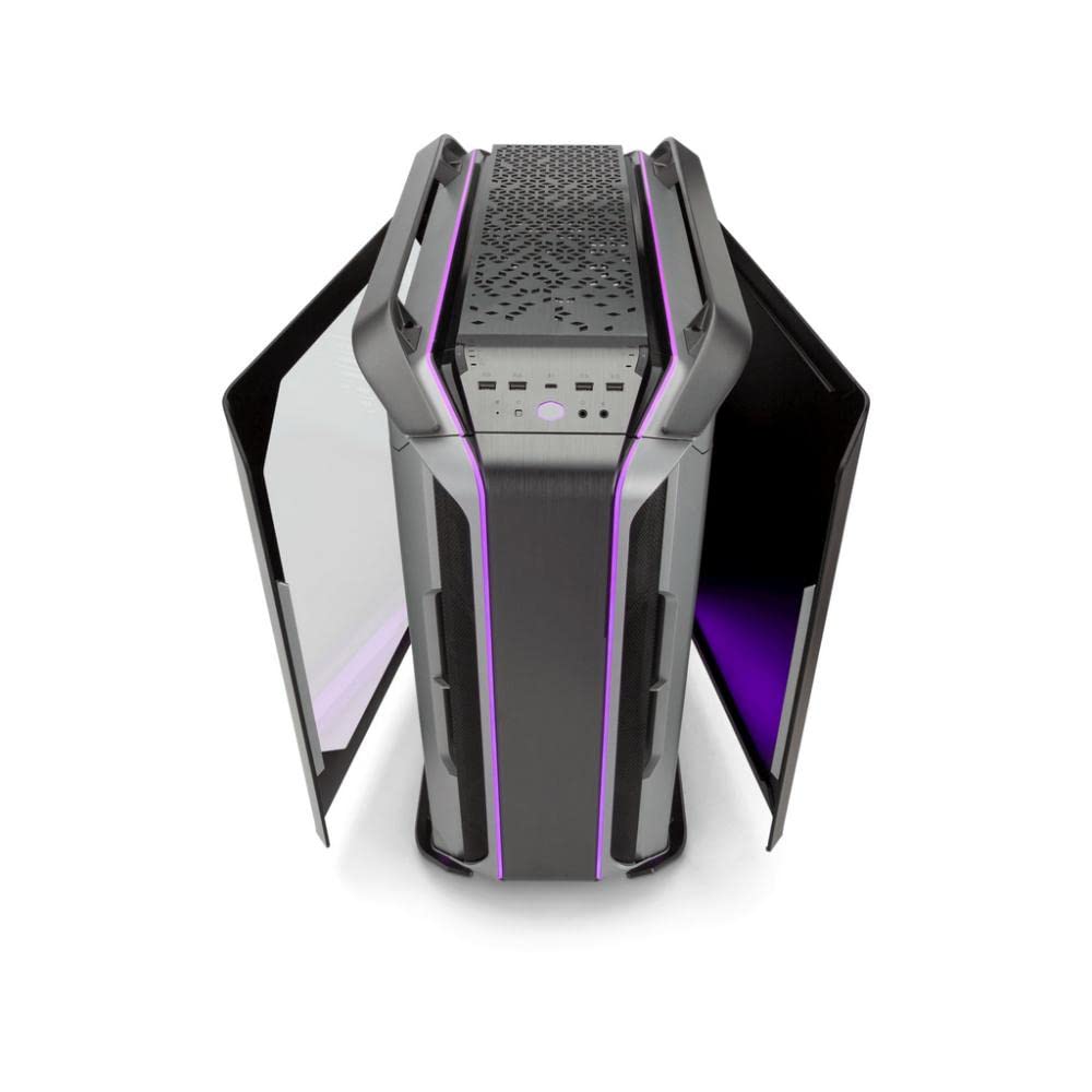 Cooler Master Cosmos C700M E-ATX Full-Tower, Curved Tempered Glass Panel, Riser Cable, Flexible Interior Layout, Diverse Liquid Cooling, Type-C, Customizable ARGB (MCC-C700M-MG5N-S00)