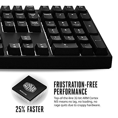 Cooler Master MasterKeys Pro L White LED Mechanical Gaming Keyboard, Cherry MX Brown, Full Size (Large)