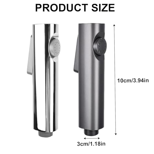 Adjustable Pressure Handheld Bidet Sprayer Set For Toilet ABS Diaper With Hose & Holder Simple Installation