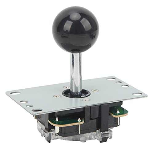 Arcade Controller Kit, Plug and Play Arcade Joysticks Part Dustproof Washers for Arcade Games(Black)